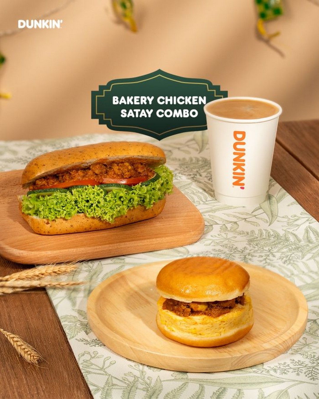 6 March 2025 onwards: Dunkin’ Malaysia – Bakery Chicken Satay Combo ...