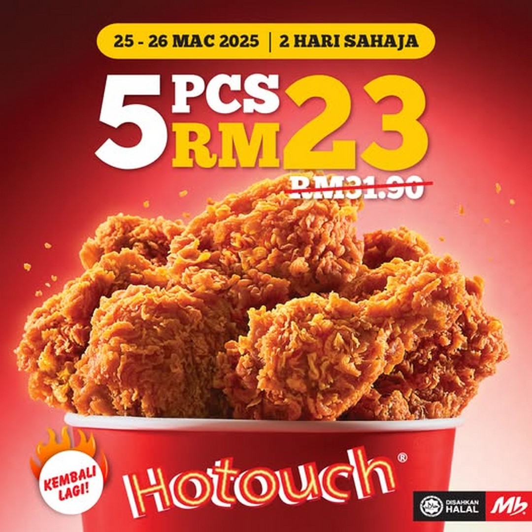 25-26 March 2025: Marrybrown: 5-Piece MB® Fried Chicken Promo: Limited ...