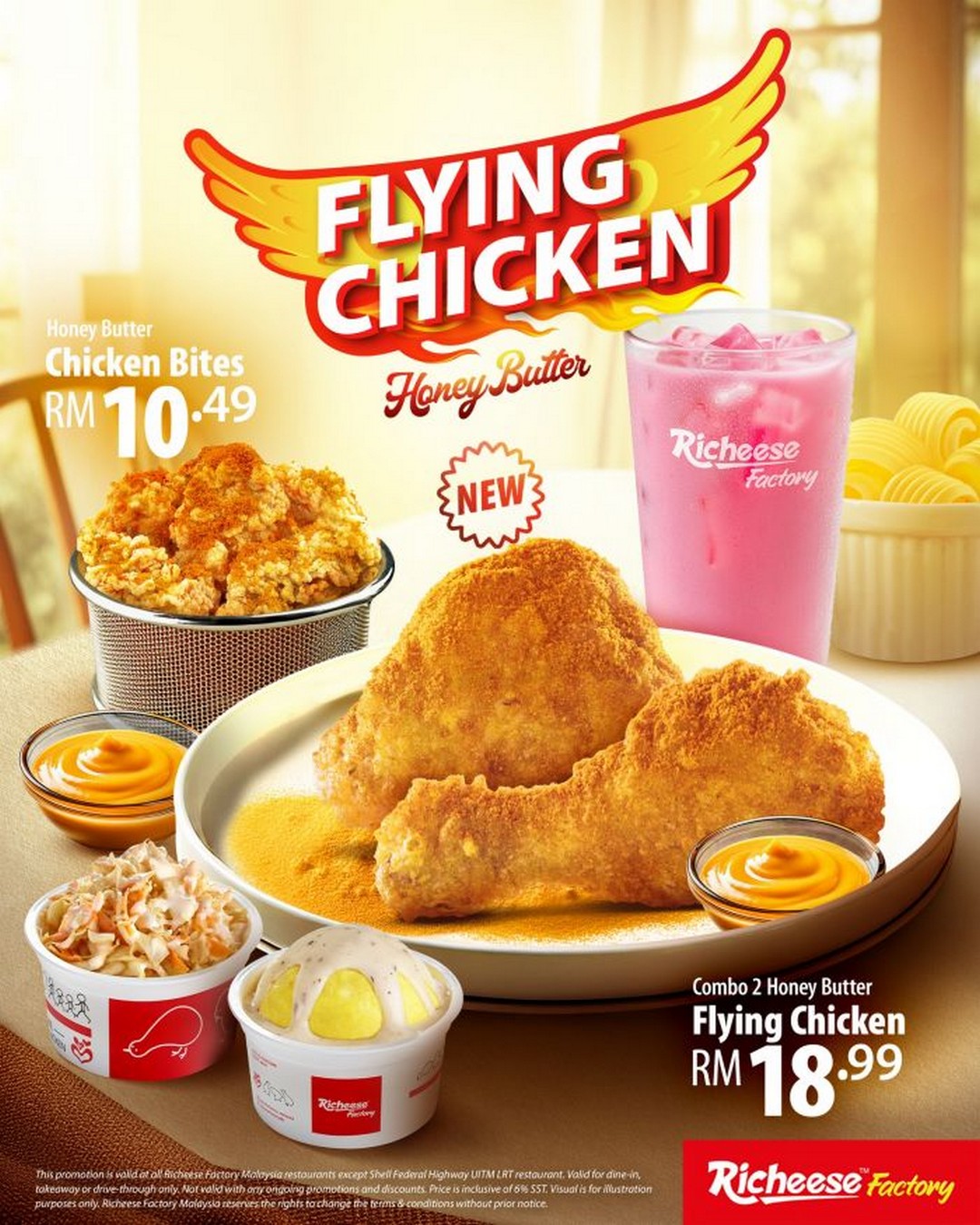 26 March 2025 Onward: Richeese Factory Malaysia – Flying Chicken Honey ...