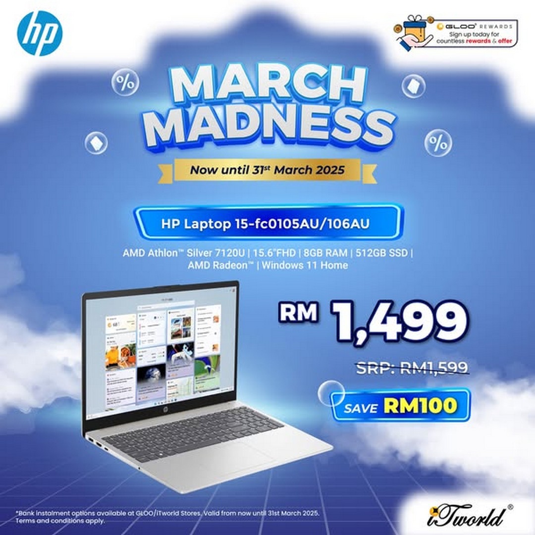 Now till 31 March 2025: iTworld – March Madness Laptop Deals ...
