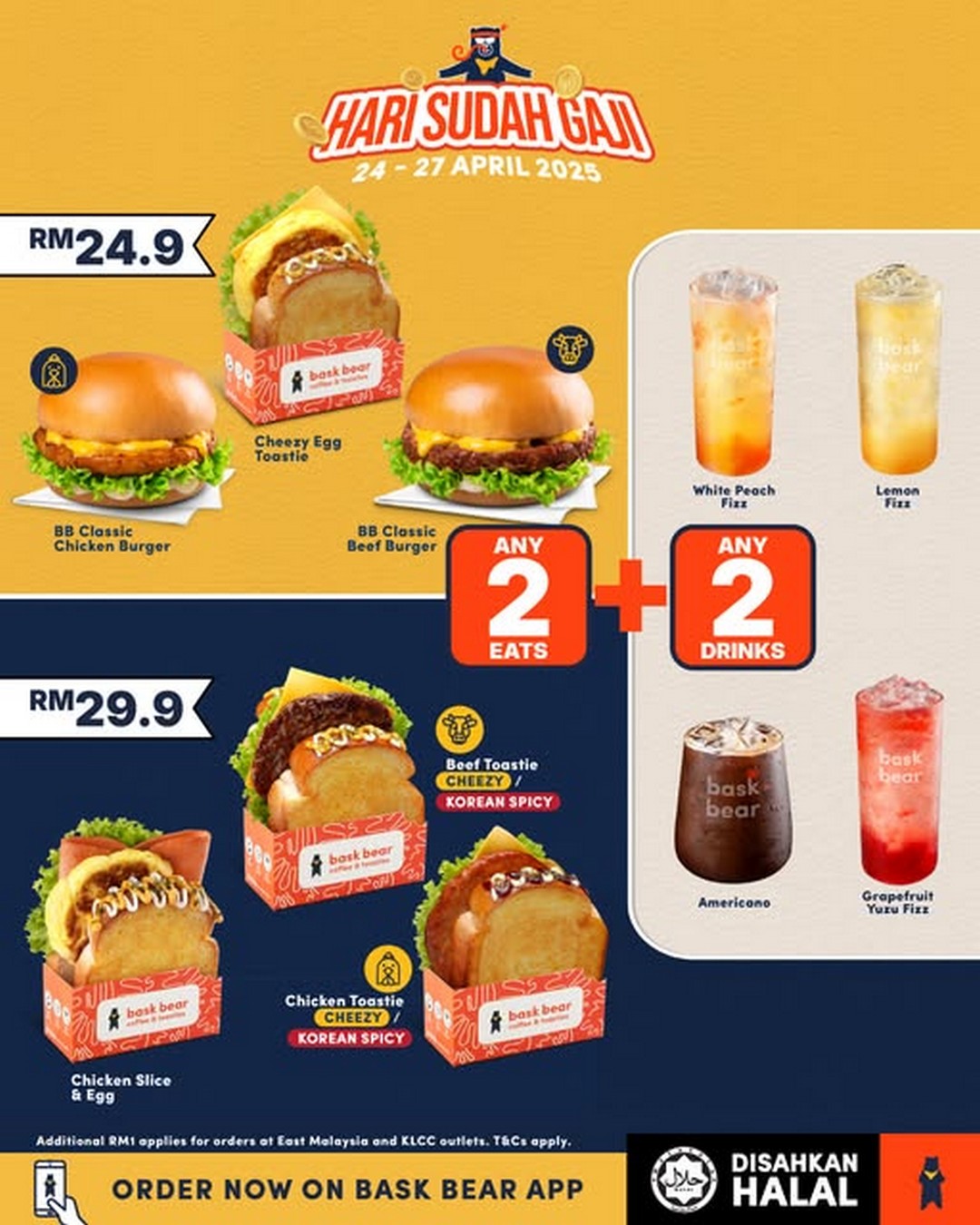 24–27 April 2025: Bask Bear Coffee – Mix & Match Delight with Toasties ...