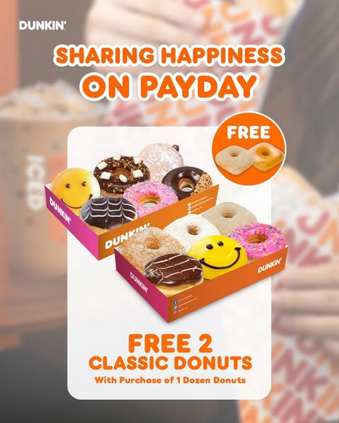 25-30 April 2025: Dunkin' – Payday Promo: Free Donuts and Iced Coffee ...