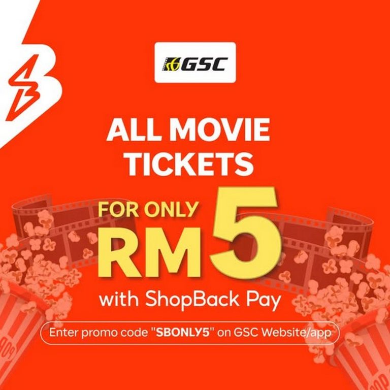 Now till 30 April 2025: GSC Malaysia, RM5 Movie Ticket with ShopBack ...