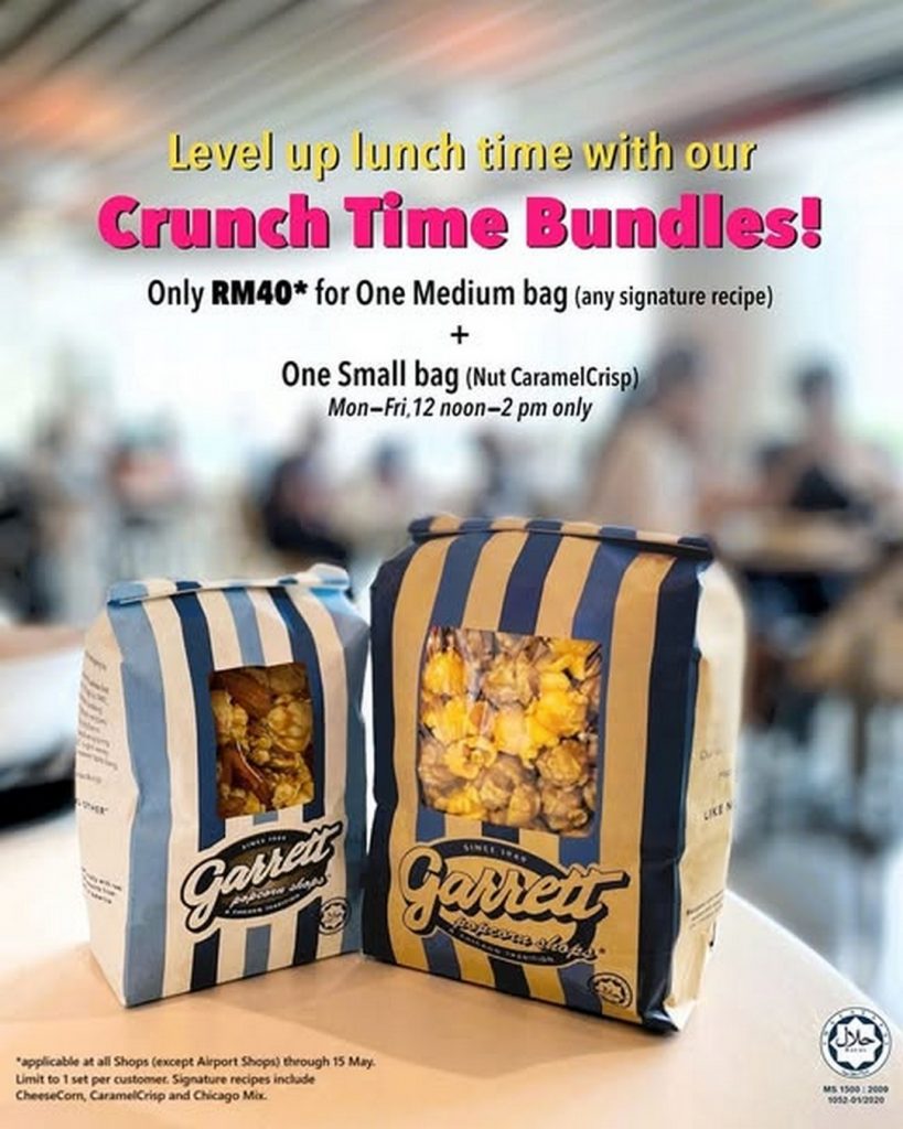 21 April–15 May 2025: Garrett Popcorn Malaysia, RM40 Crunch Time ...