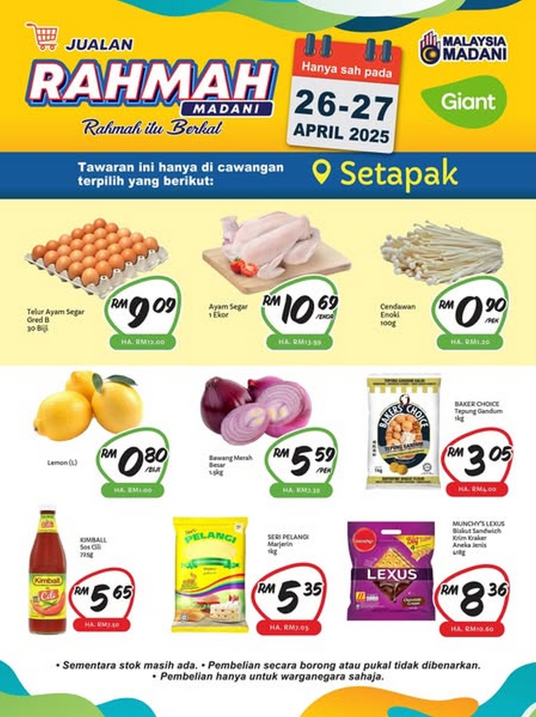 26-27 April 2025: Giant Malaysia Setapak – Rahmah Sale with Unbeatable ...