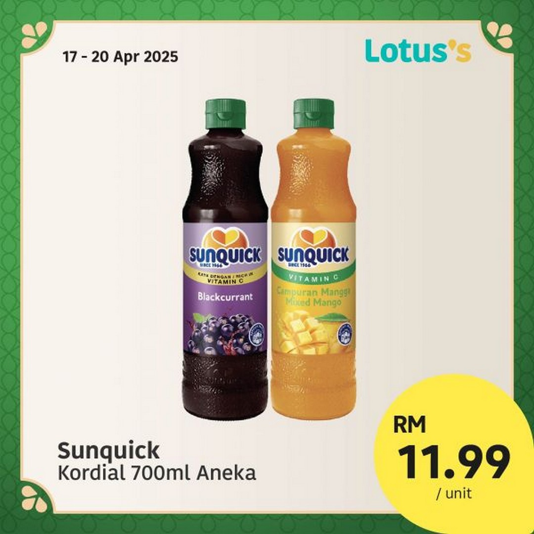 17-30 April 2025: Lotus’s Malaysia – Raya Open House Essentials Sale to ...