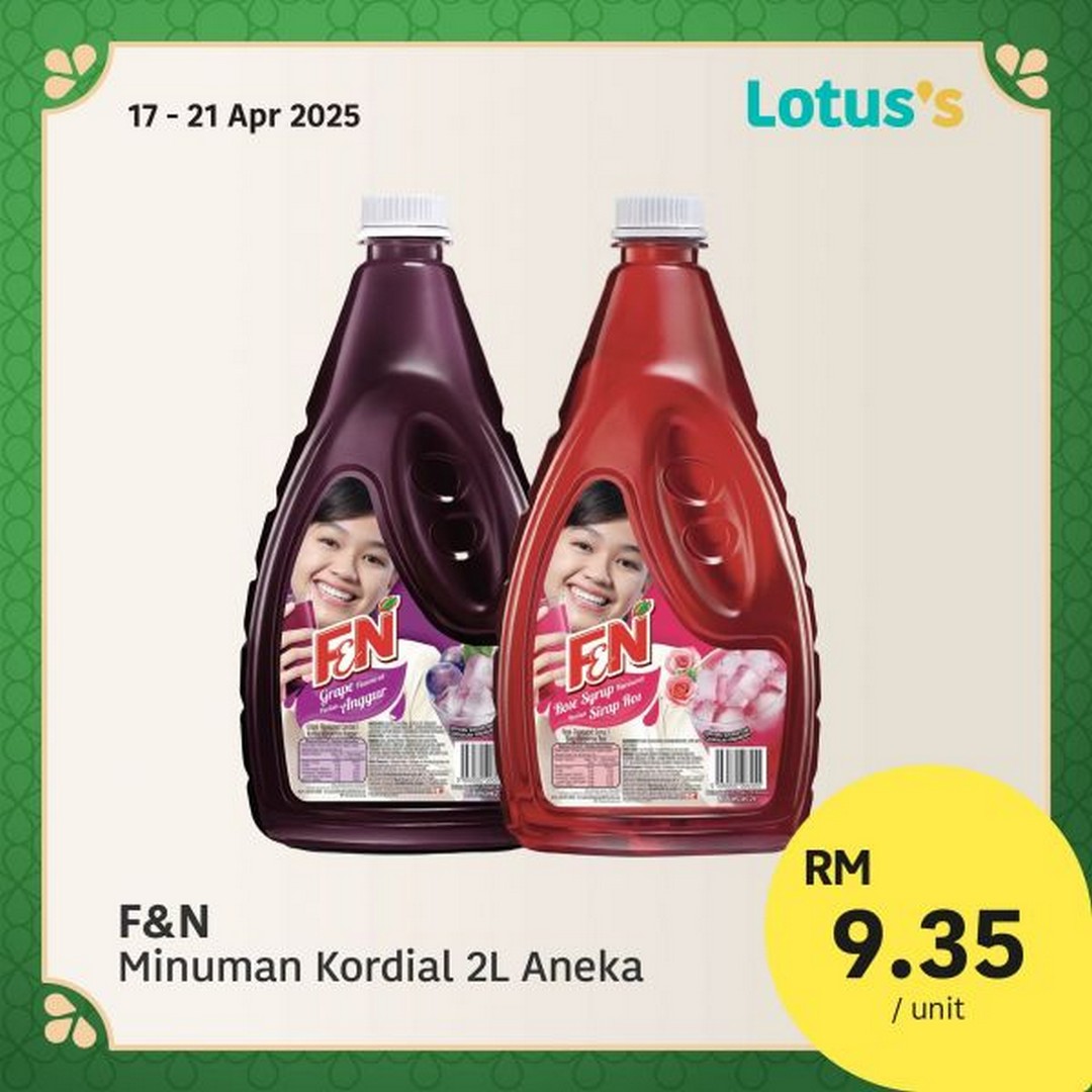 17-30 April 2025: Lotus’s Malaysia – Raya Open House Essentials Sale to ...