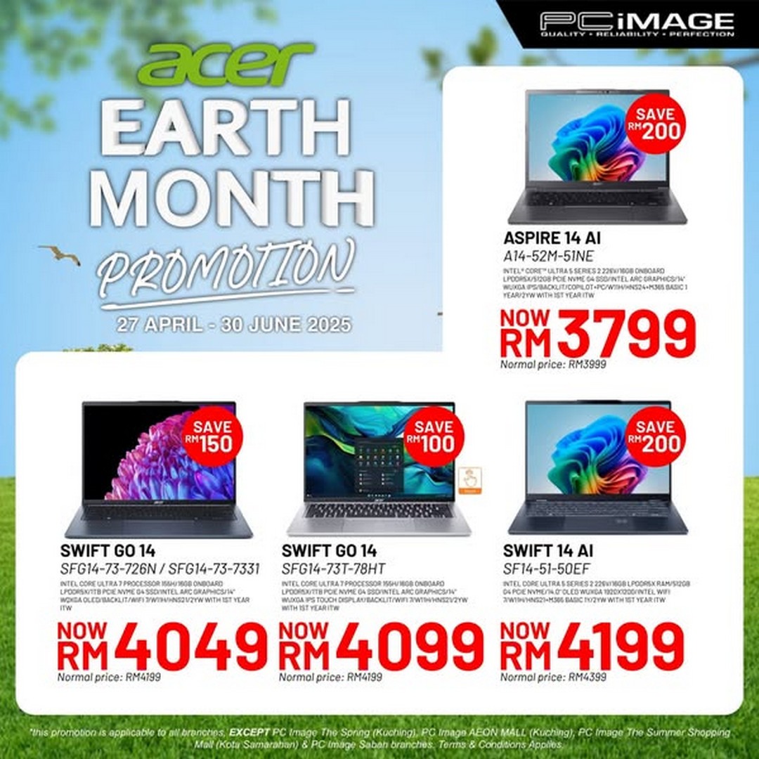 27 April–30 June 2025: PC Image – Acer Earth Month Deals, Free Touch ’n ...
