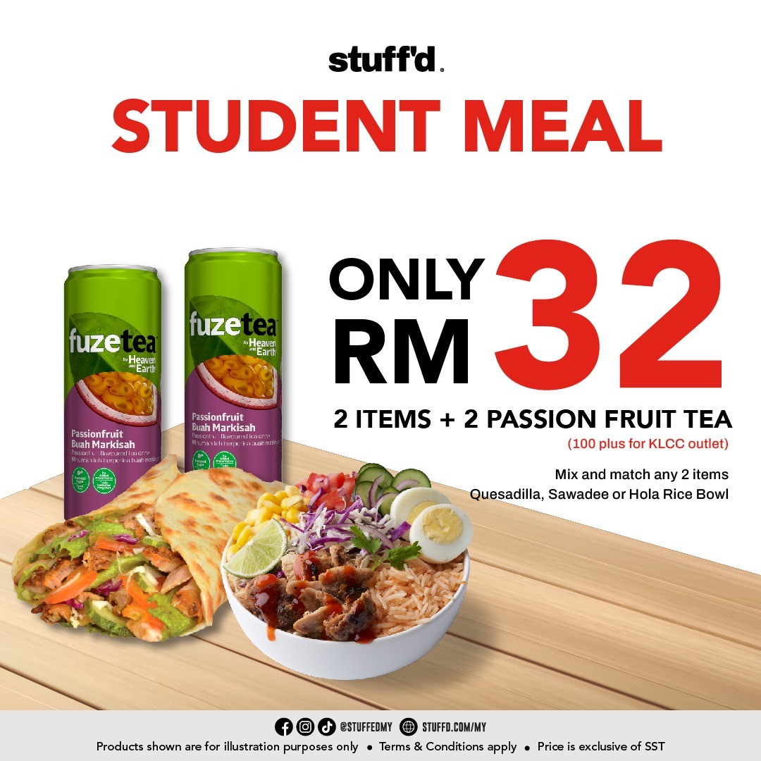 18 April 2025 onwards: Stuff’d Malaysia – Student Meal Combo Offer ...