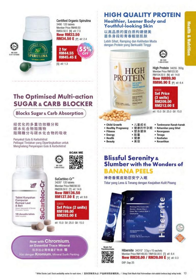 15 May–30 June 2025: Cosway Malaysia Special Catalogue Sale – Member ...