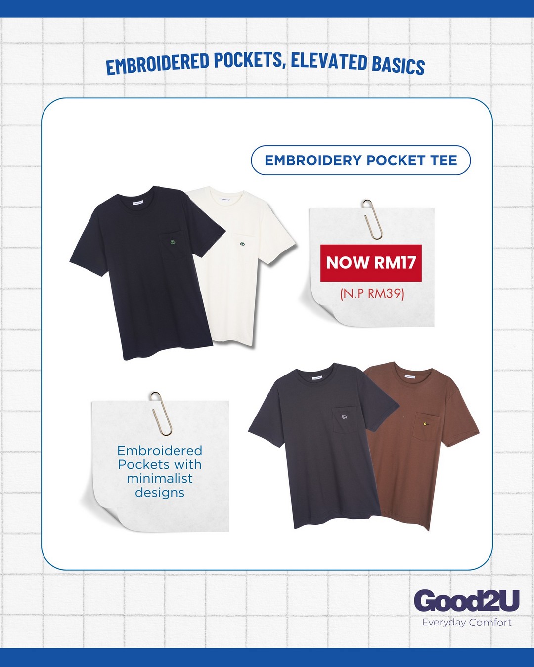 16 May 2025 onwards: Good2U Malaysia – Men’s Tees at Just $5.00 ...