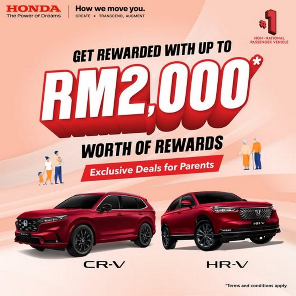 15 May 2025 onwards: Honda Malaysia, Celebrate Parents’ Day with RM2 ...