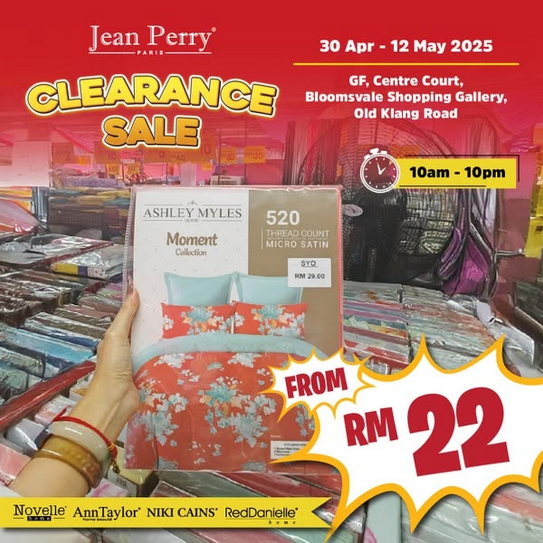 30 April–12 May 2025: Jean Perry Malaysia – Clearance Sale on Premium ...
