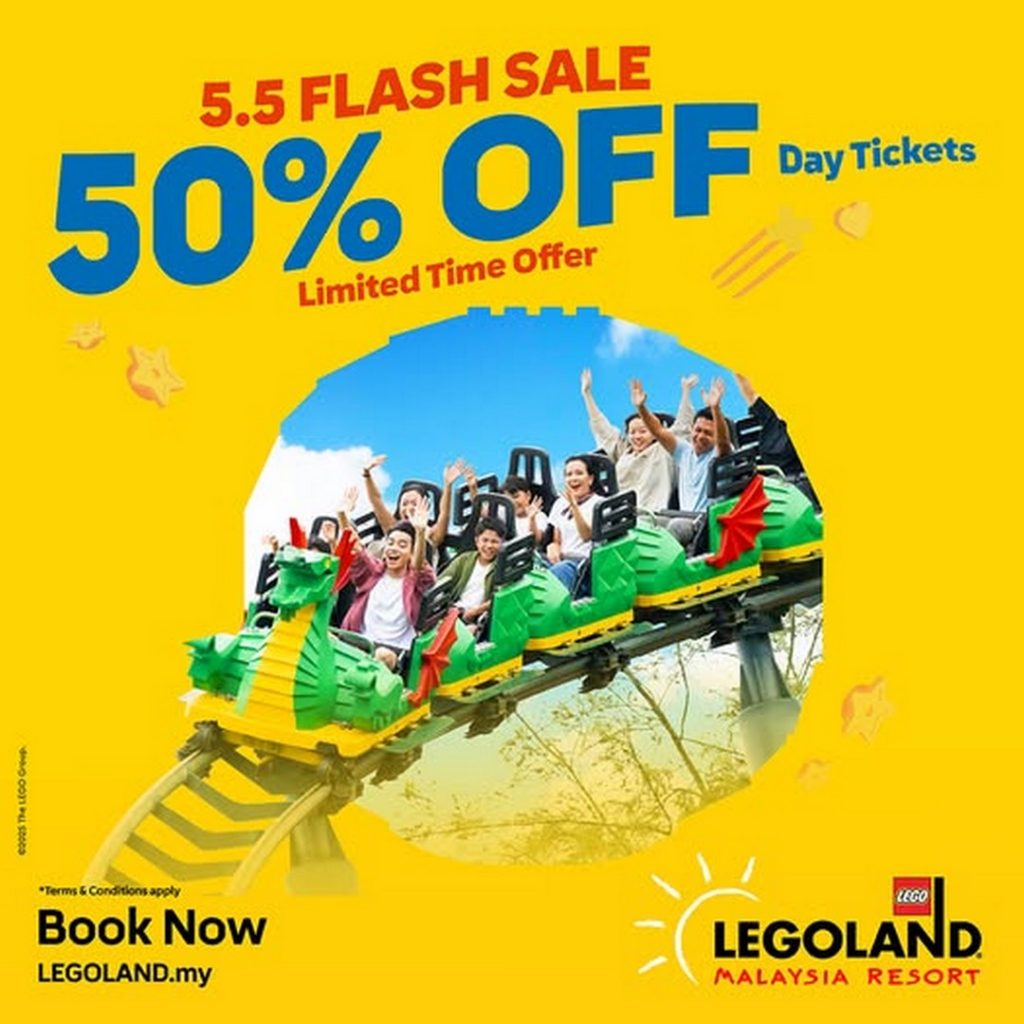 5-7 May 2025: LEGOLAND Malaysia: 50% OFF Day Tickets Flash Sale ...
