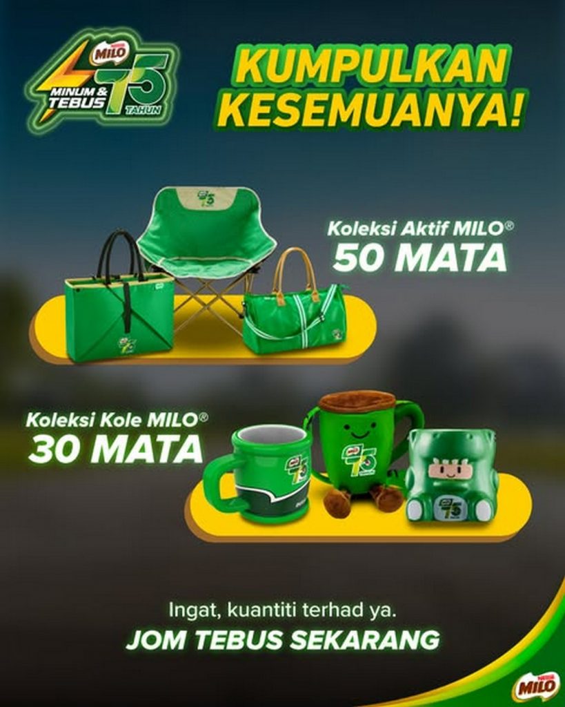 25 April–27 July 2025: MILO Malaysia: Exclusive 75th Anniversary ...