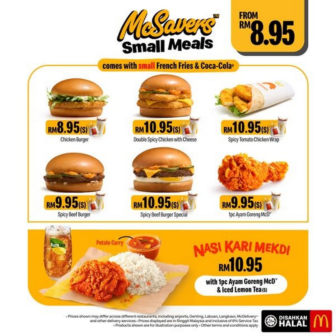 19 May 2025 onwards: McDonald's Malaysia – Delicious Small Meals ...