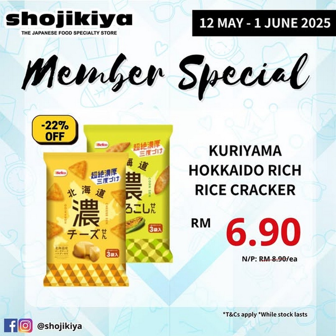 12 May–1 June 2025: Shojikiya Malaysia – Up to 50% OFF Pre-Father’s Day ...