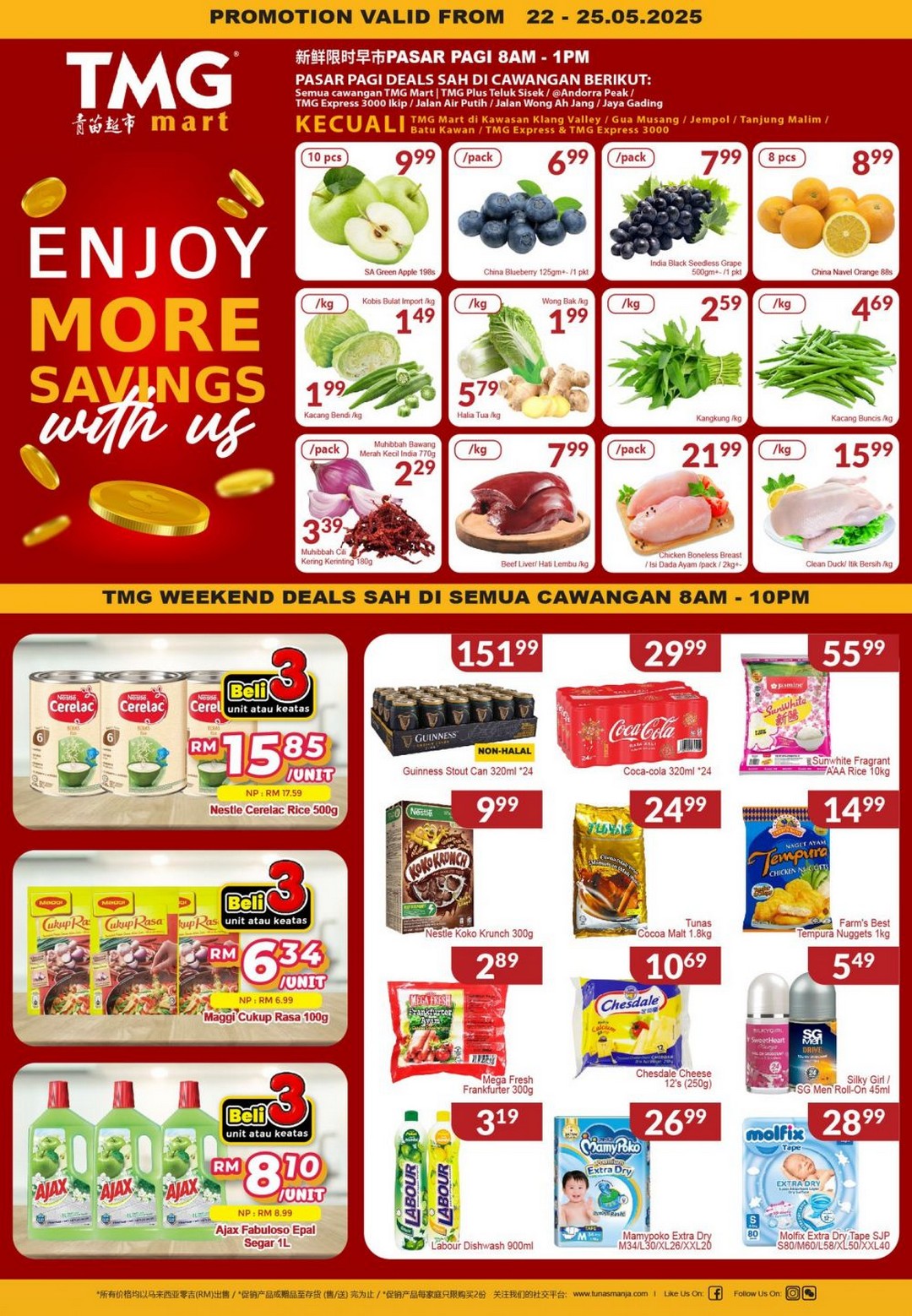 22-25 May 2025: TMG Mart Malaysia – Weekend Promotion on Groceries and ...