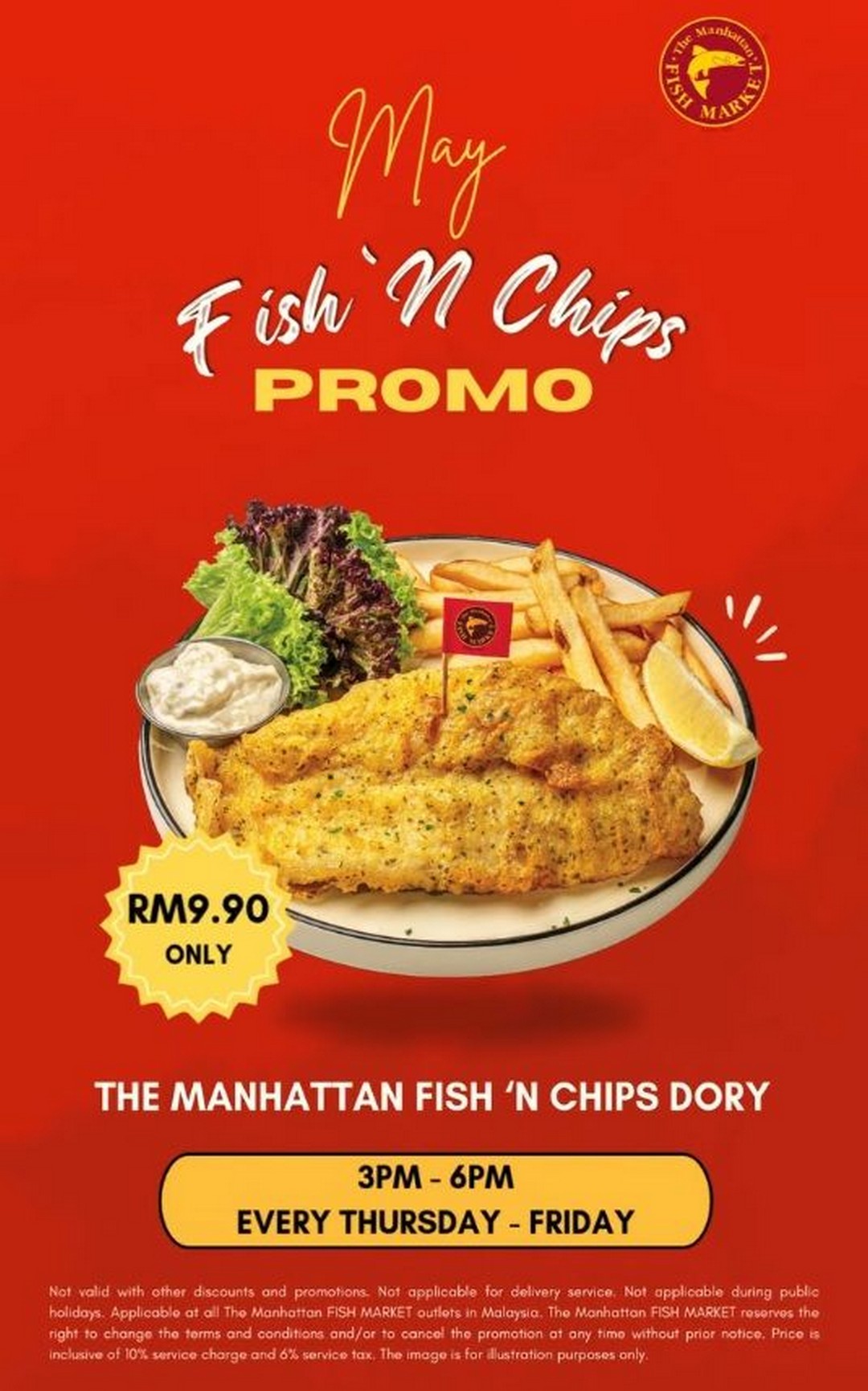 1–30 May 2025: The Manhattan FISH MARKET: RM9.90 Fish ‘N Chips Dory ...