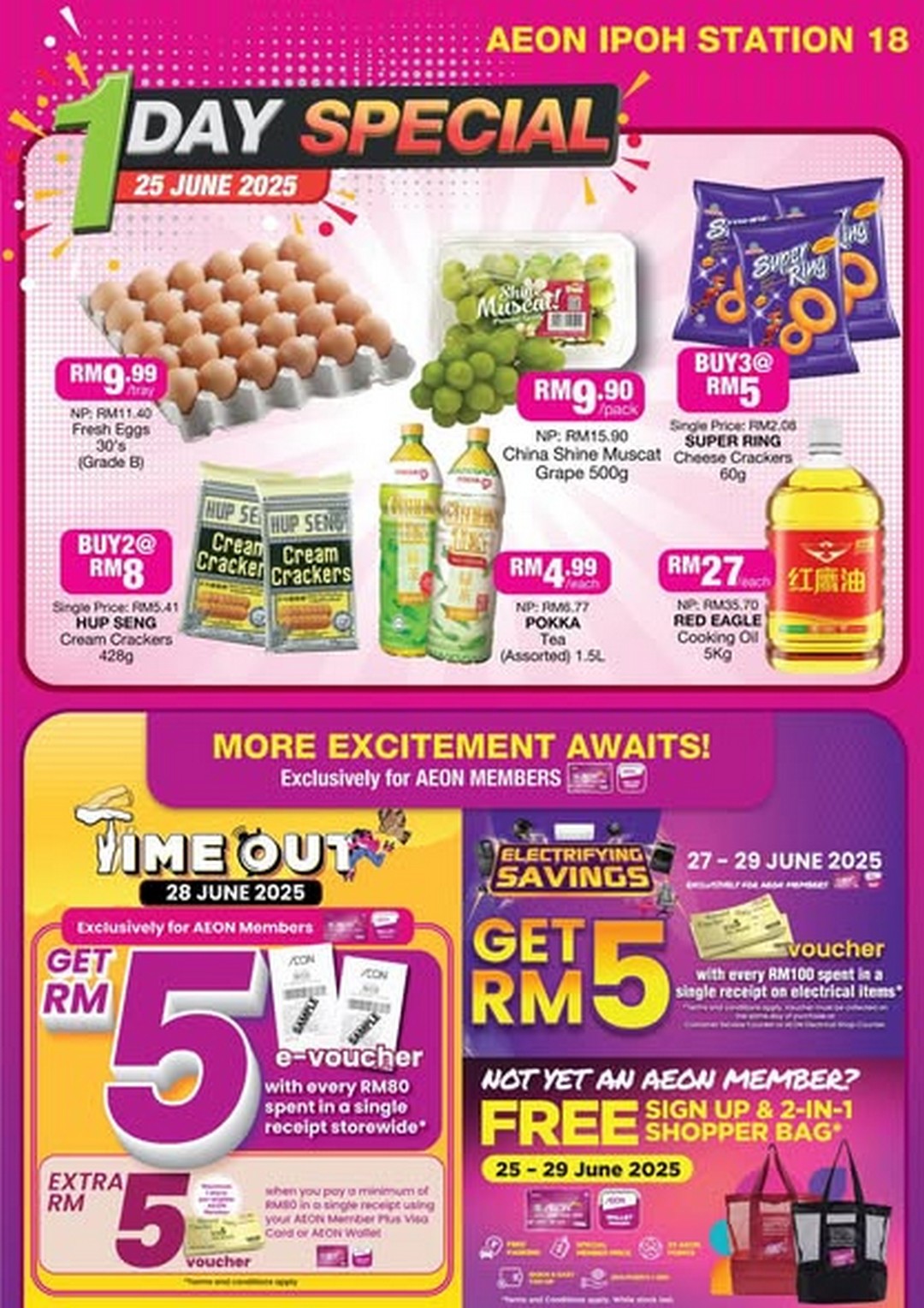 25-27 June 2025: AEON Ipoh Station 18, Perak – Grand Reopening Sale ...