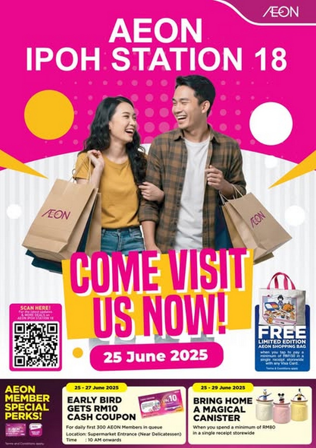 25-27 June 2025: AEON Ipoh Station 18, Perak – Grand Reopening Sale ...