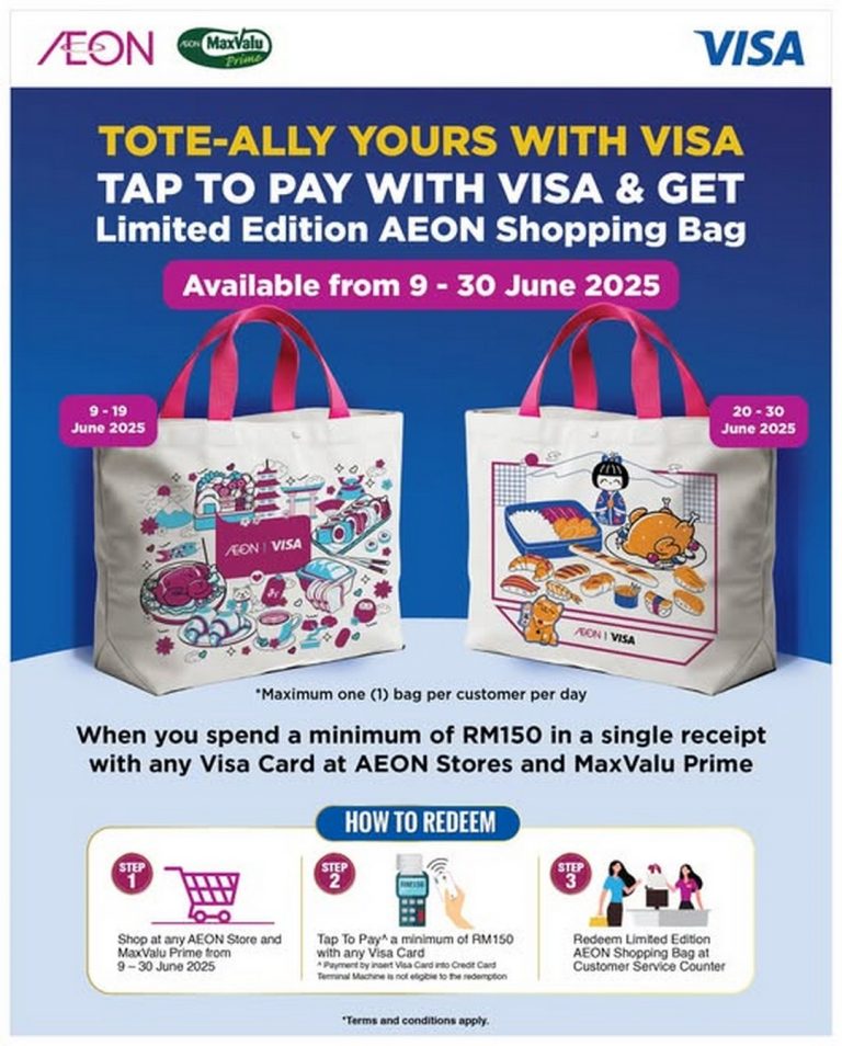 9–30 June 2025: AEON Malaysia’s "Tote-ally Fab with Visa" Promotion ...