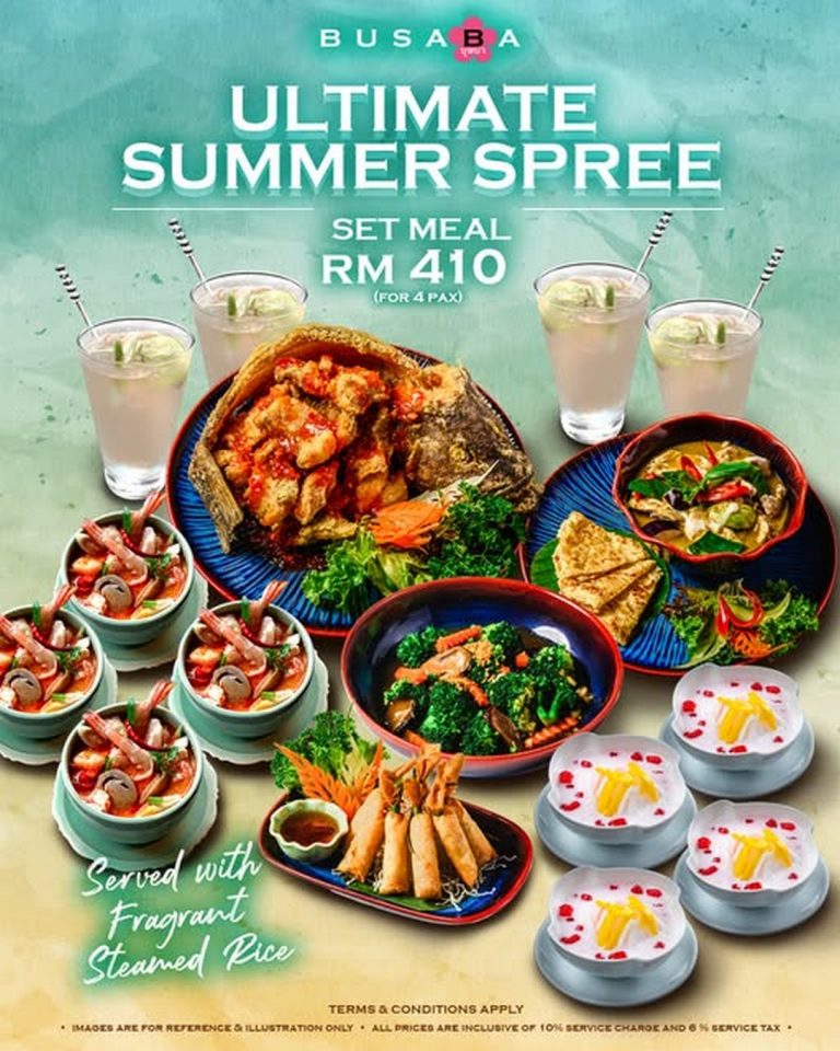 20 June–20 July 2025: Absolute Thai Malaysia, Busaba TRX Thai Summer Set Meal - EverydayOnSales.com