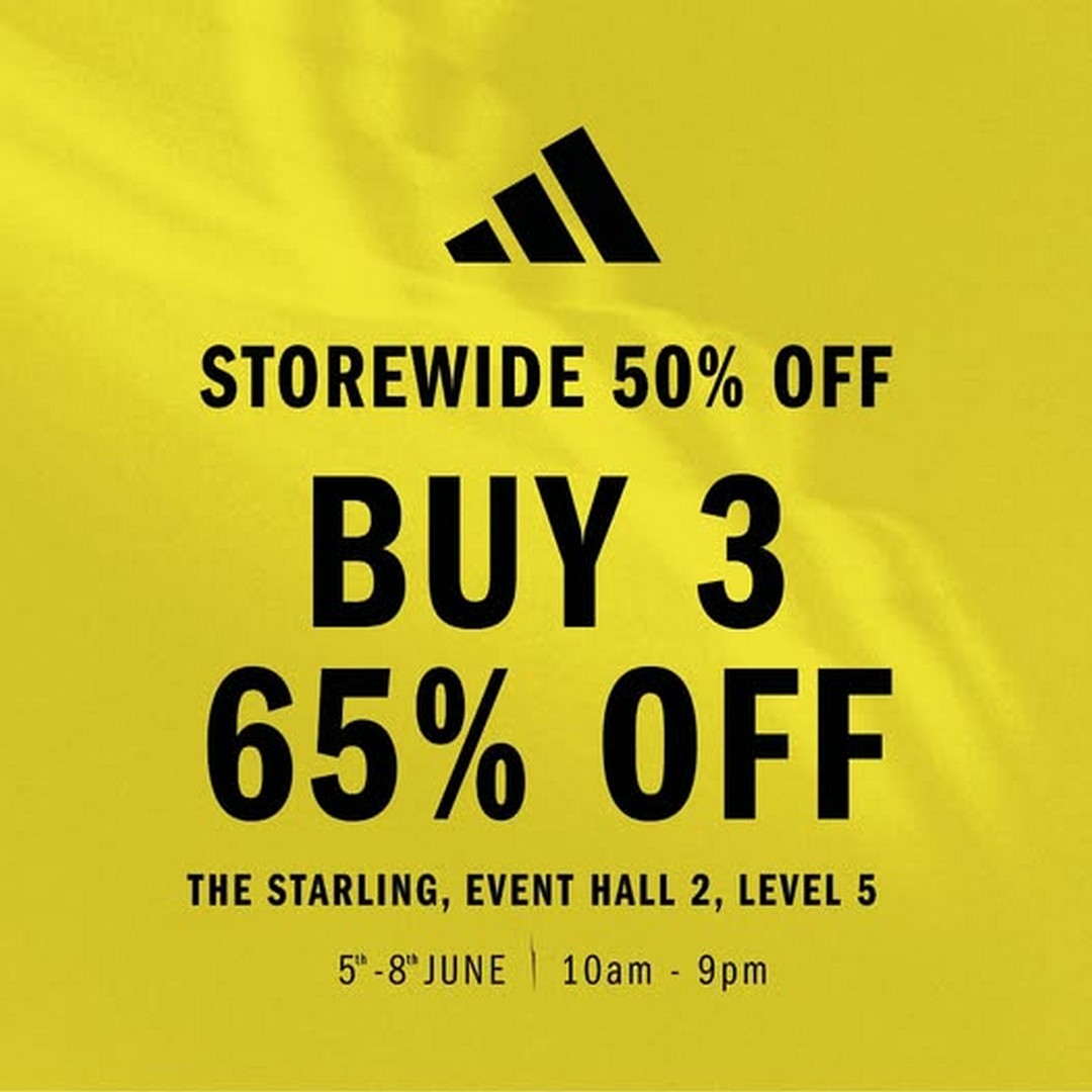 5-8 June 2025: Adidas Clearance Fair at The Starling – Massive Sale ...