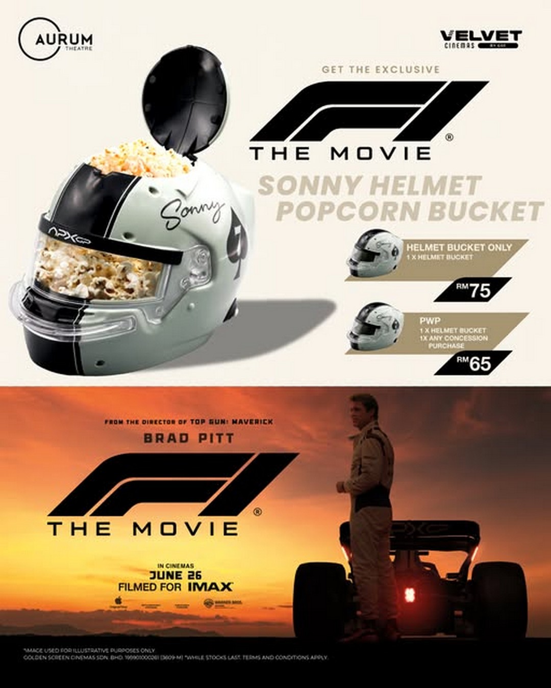 19 June 2025 onwards: GSC Malaysia – Exclusive F1 “SONNY” Helmet ...