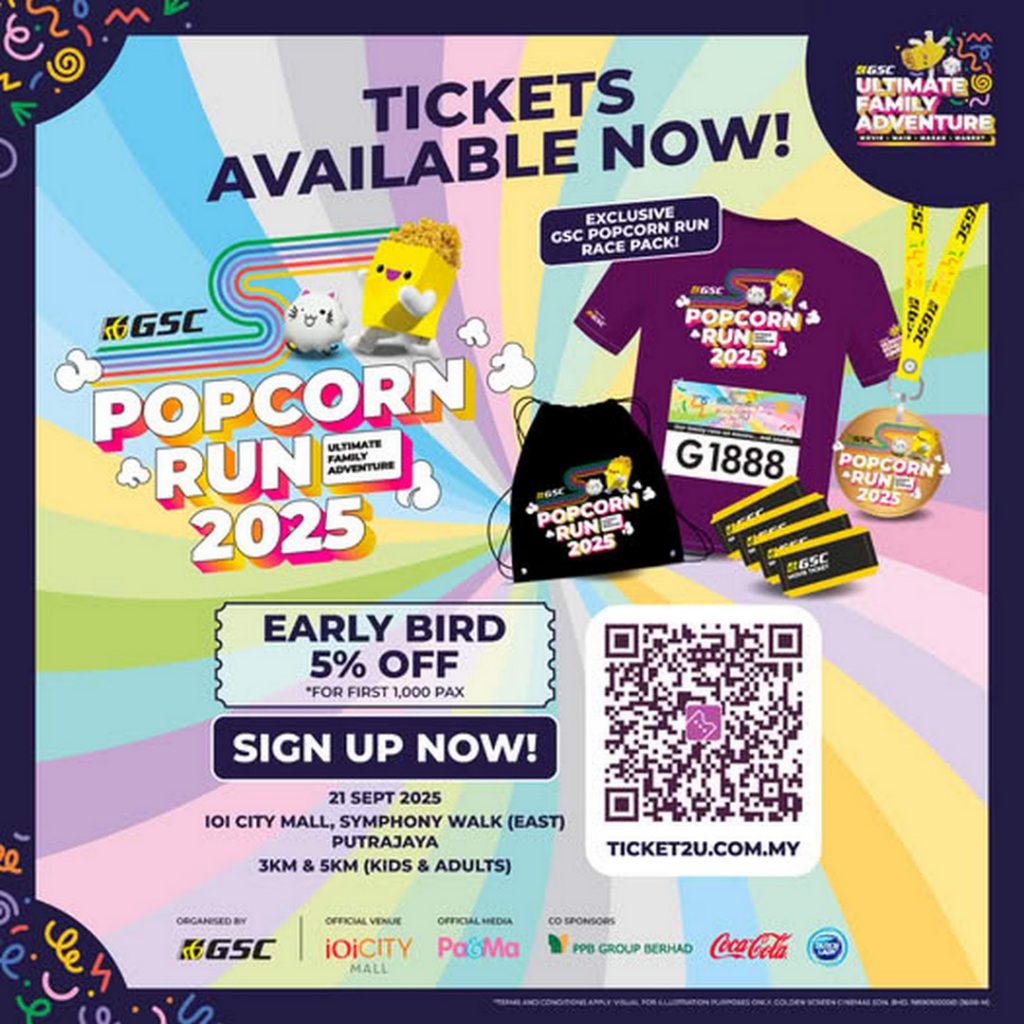 21 September 2025: GSC Malaysia Popcorn Run at IOI City Mall Putrajaya ...
