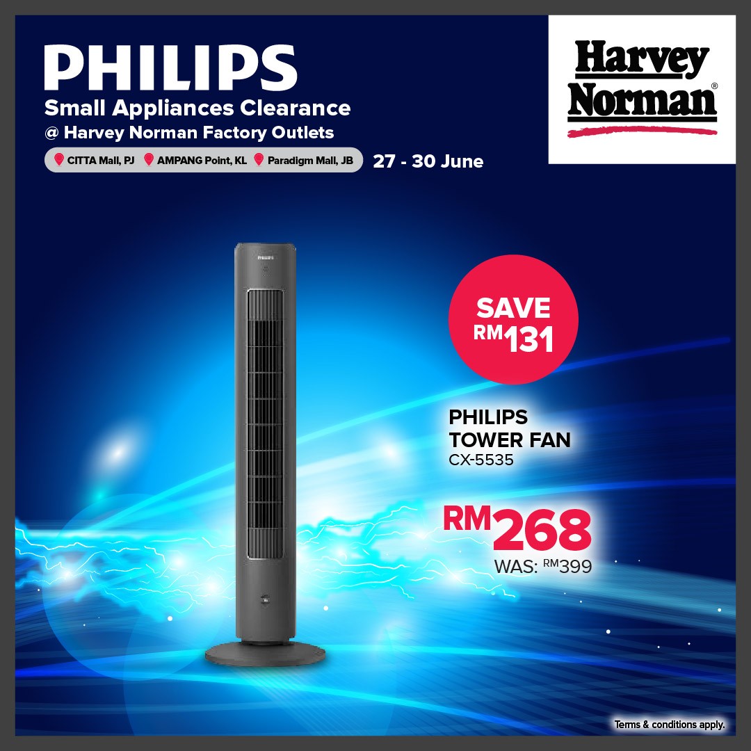 27-30 June 2025: Harvey Norman Malaysia – Philips Small Appliances ...