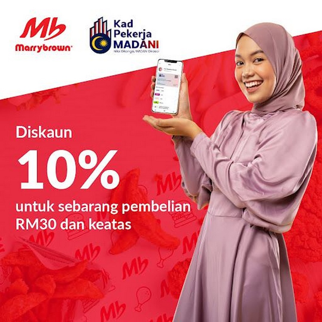 23 June 2025 Onward: Marrybrown Malaysia – 10% Off with Kad Pekerja ...