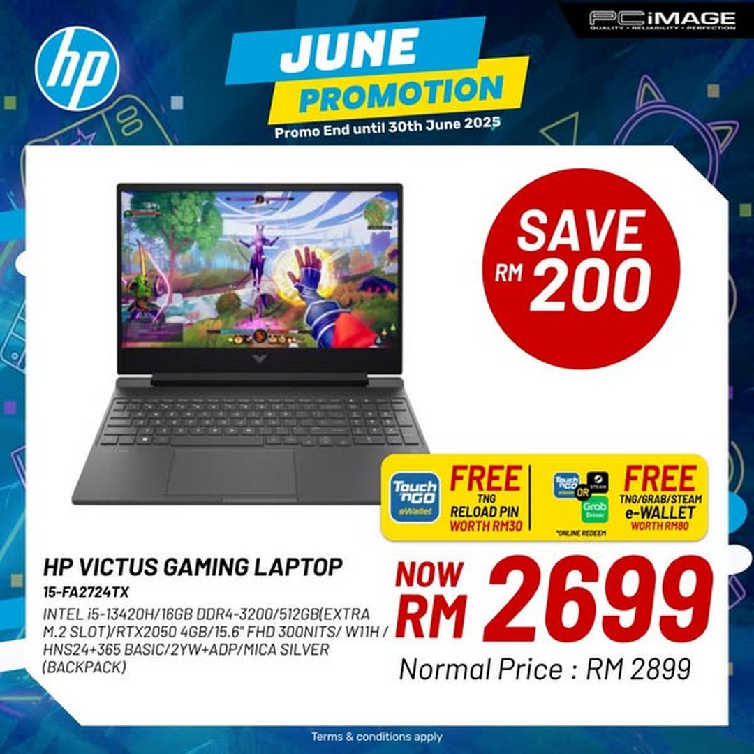 Now till 30 June 2025: PC Image – Save up to RM700 on HP Laptops and EN ...