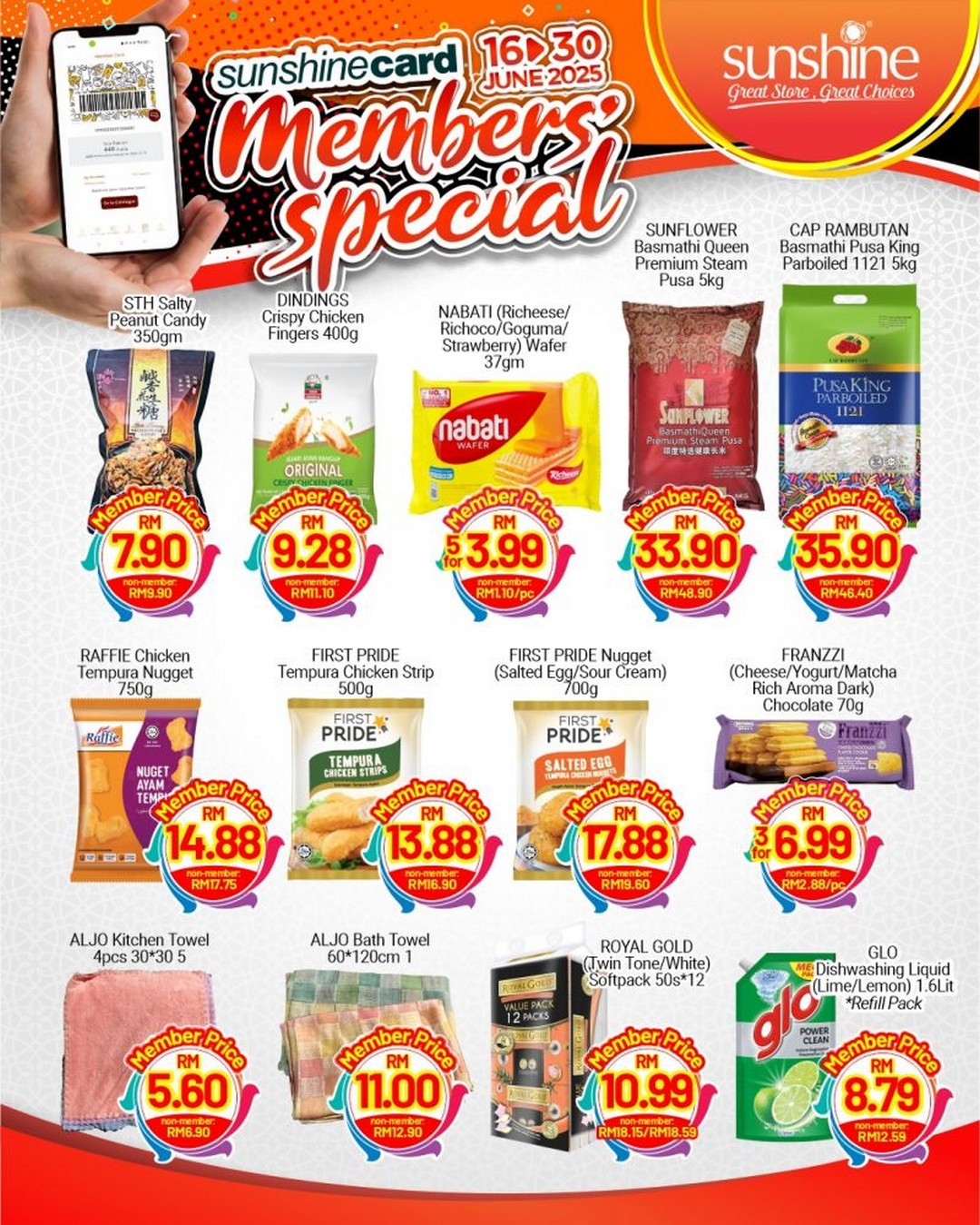 16-30 June 2025: Sunshine – Members-Only Grocery and Household Deals ...