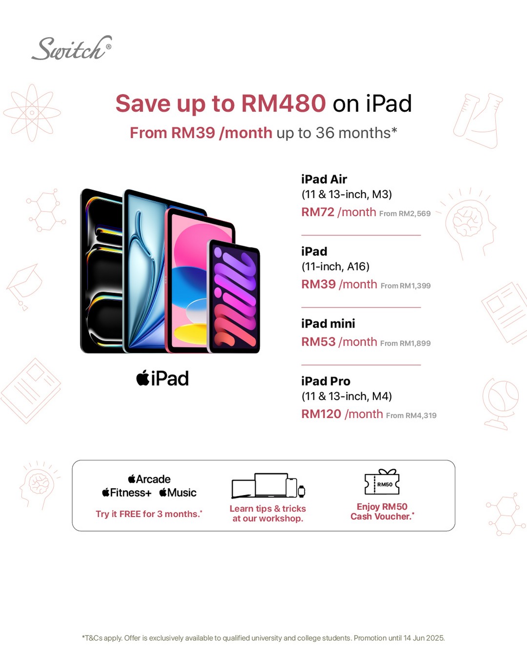 4 June 2025 onwards: Switch Malaysia – Student Deals on Apple Products ...