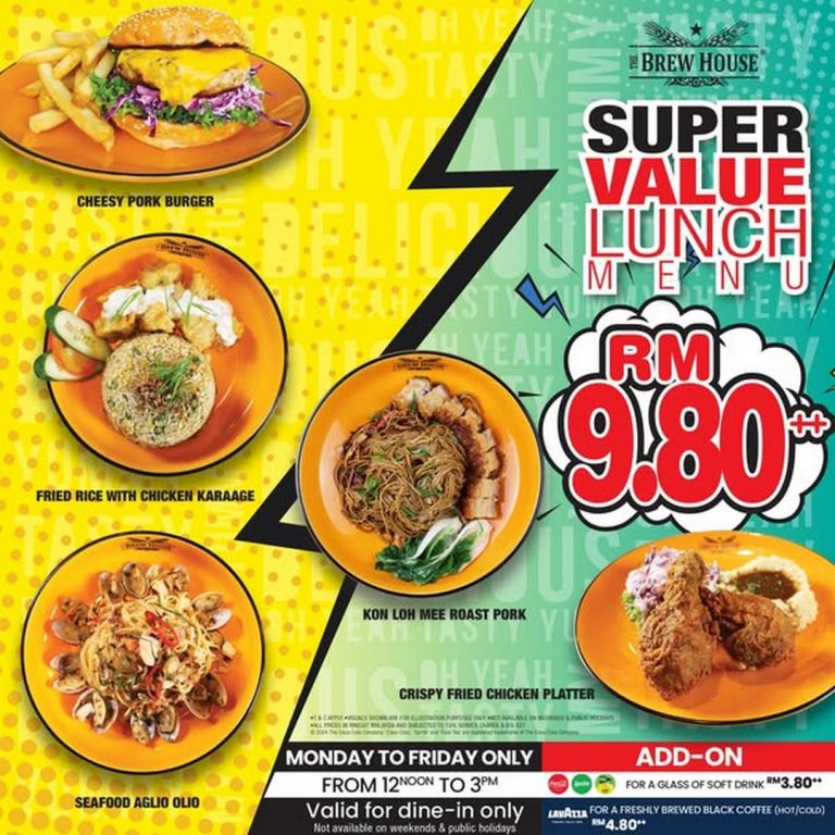 16 June 2025 onwards: The Brew House Malaysia Weekday Lunch Deal ...