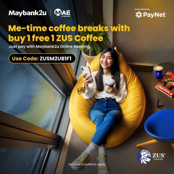 19 June 2025: ZUS Coffee Malaysia: Buy 1 Free 1 Drinks with Maybank2u ...