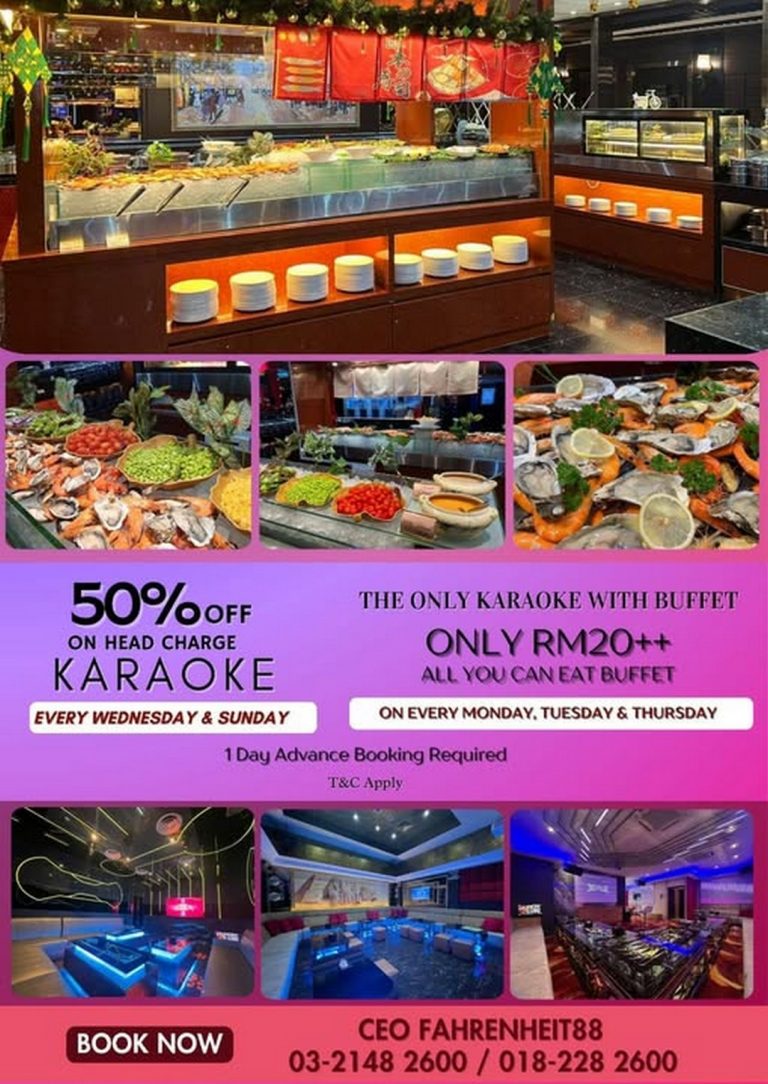 22 July 2025 onwards: CEO Karaoke Box Malaysia Buffet + Karaoke Promo ...