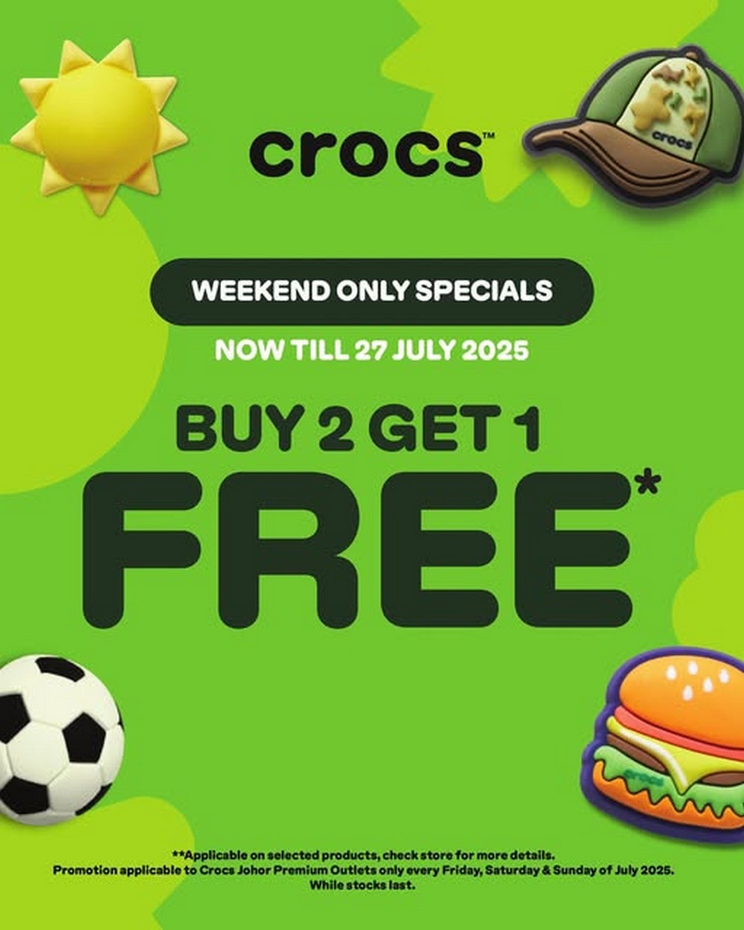 4-6 July 2025: Crocs™ Malaysia Special Sale at Johor Premium Outlets ...