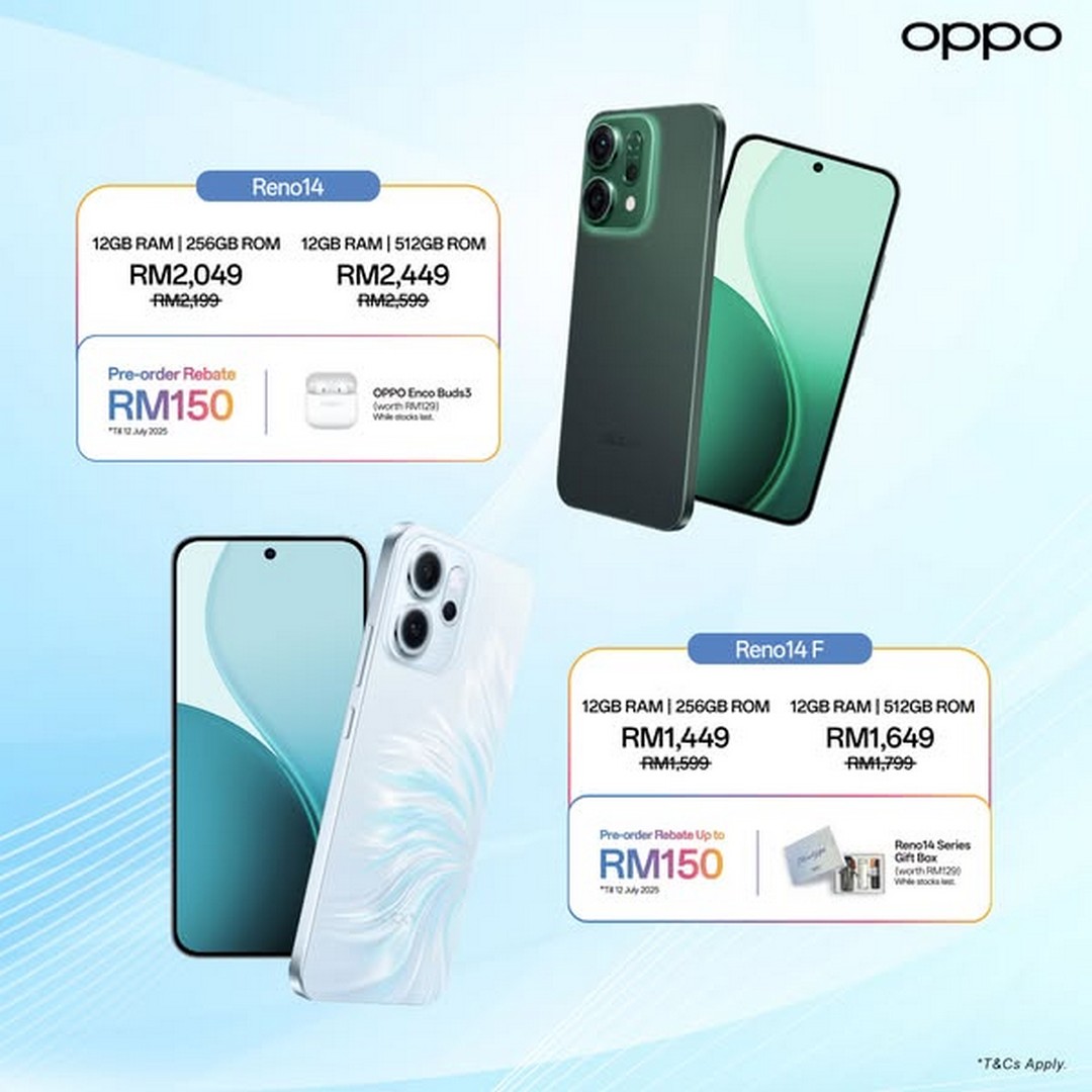 8 July 2025 onwards: DirectD – OPPO Reno14 Series Launch Pre-order ...