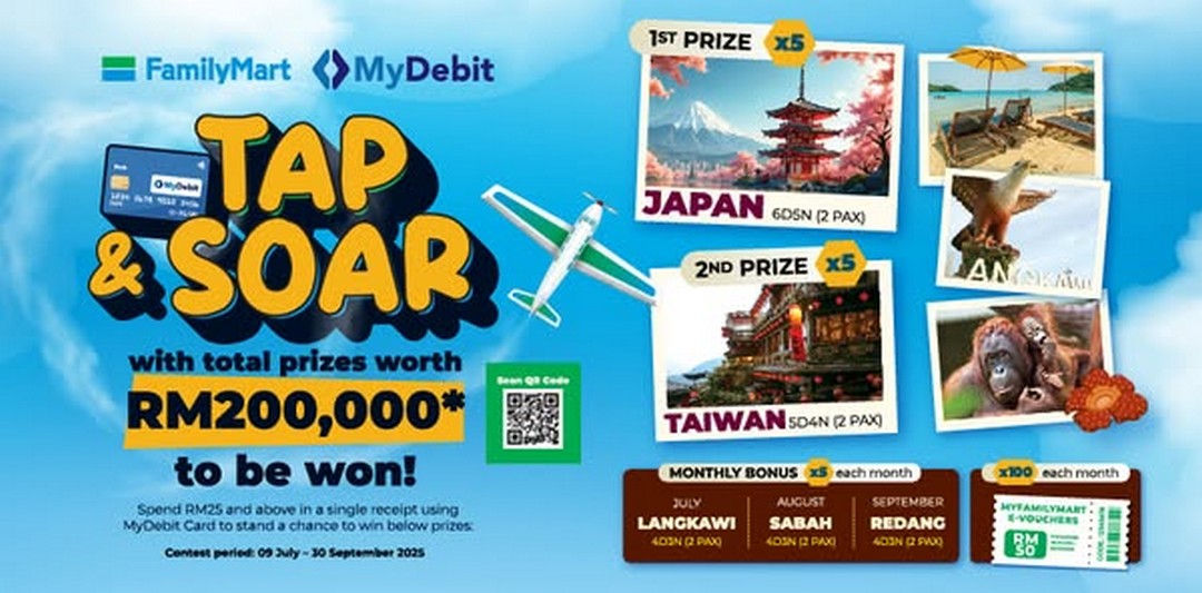 9 July–30 September 2025: FamilyMart Malaysia – Tap & Win Dream ...
