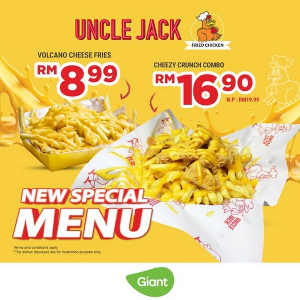 7 July 2025 Onward: Giant Malaysia – Uncle Jack's Cheese Fries Launch ...