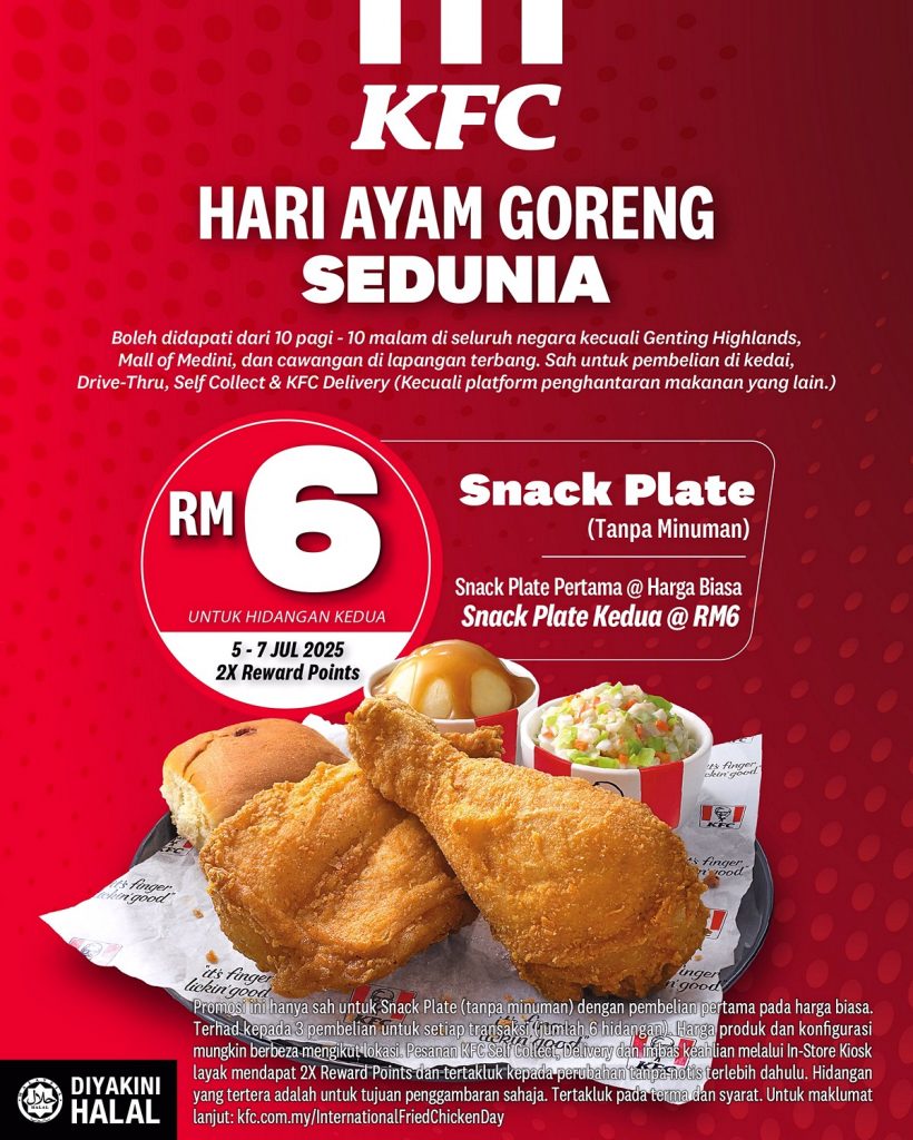 5-7 July 2025: KFC Malaysia, International Fried Chicken Day ...