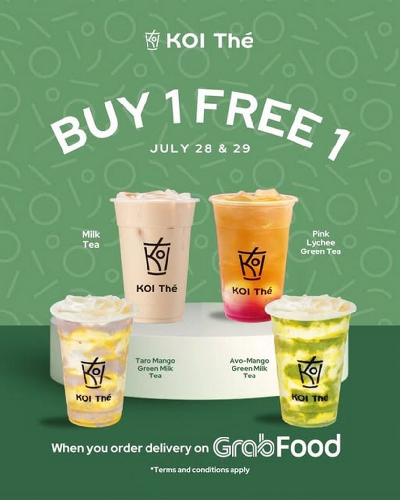28–29 July 2025: KOI Thé Malaysia, Buy 1 Free 1 KOMBO JIMAT Drinks ...