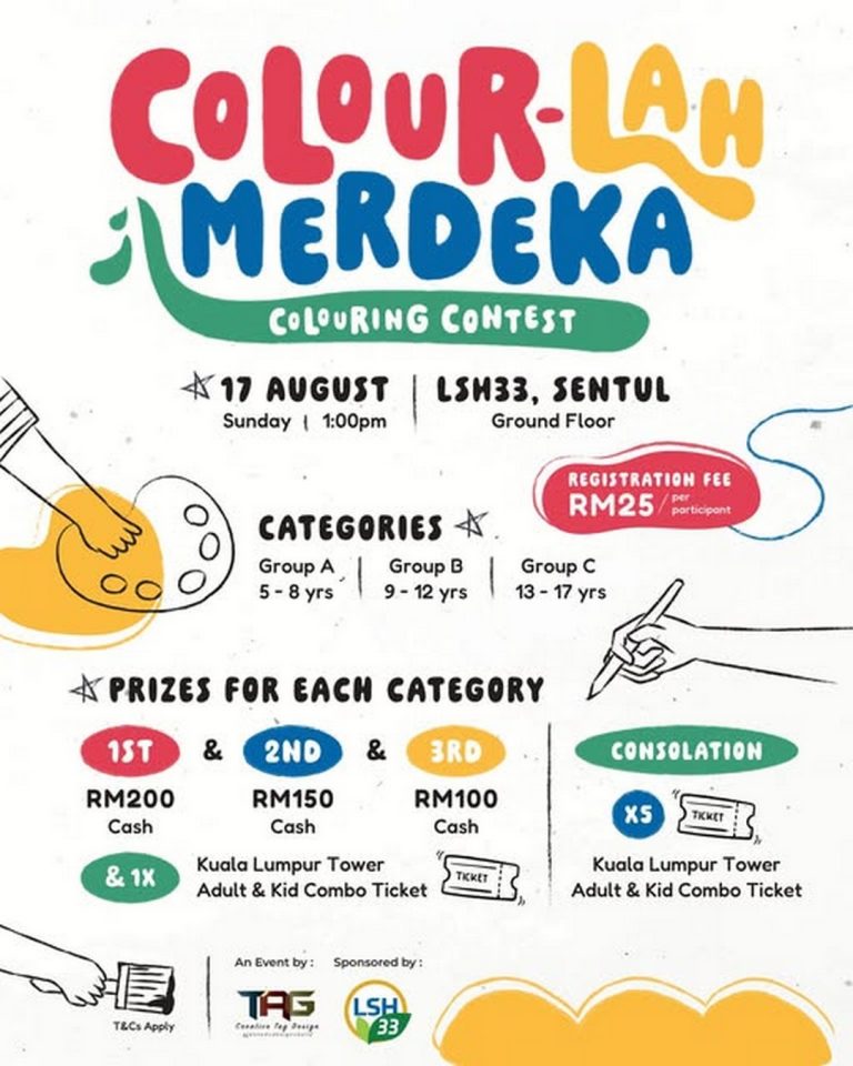 17 August 2025: LSH33 Malaysia, Colour-Lah Merdeka Colouring Contest ...