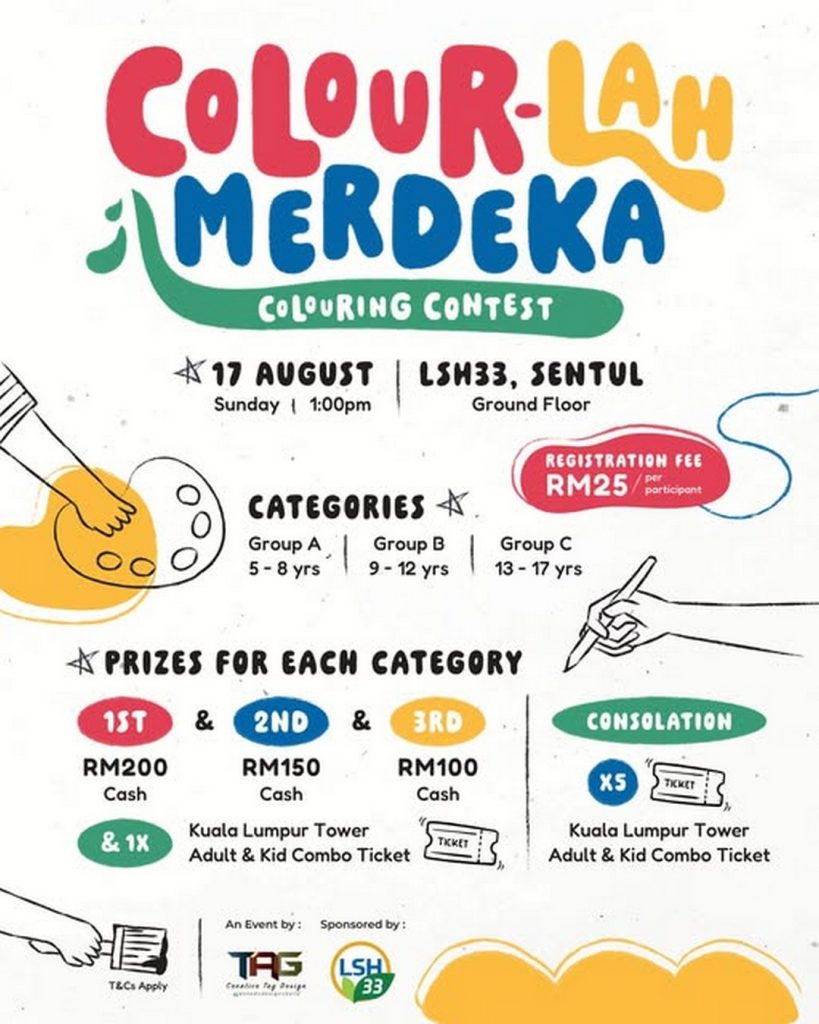 17 August 2025: LSH33 Malaysia, Colour-Lah Merdeka Colouring Contest ...