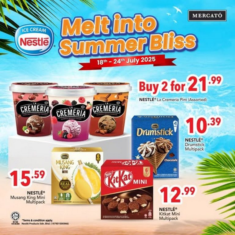 18-24 July 2025: Mercato Malaysia: Nestlé Ice Cream Summer Treats Promotion at Mercato Stores ...