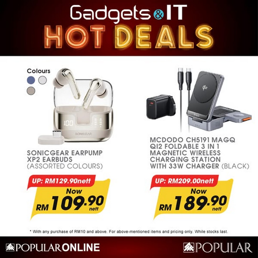 29 July 2025 Onward: POPULAR Malaysia – Exclusive Gadget & IT Hot Deals ...