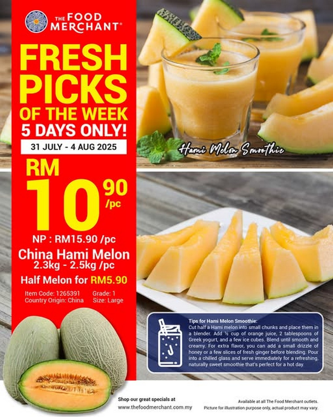 31 July–4 August 2025: The Food Merchant – Sweet & Juicy China Hami ...