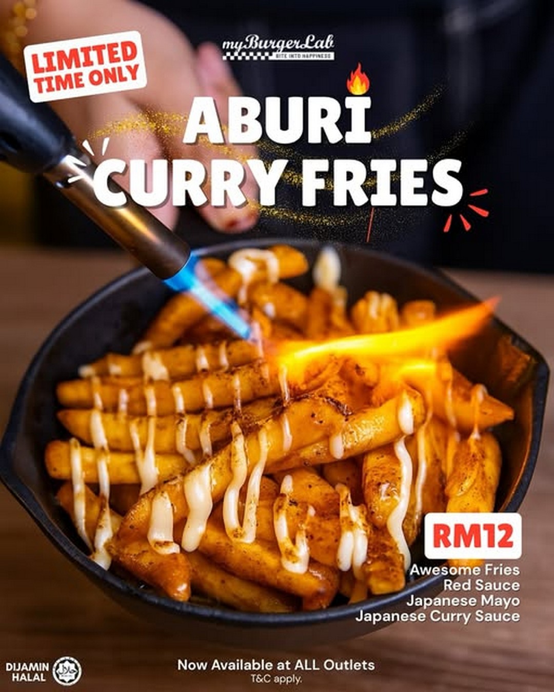 7 July 2025 onwards: myBurgerLab Malaysia – Aburi Curry Fries Upgrade ...